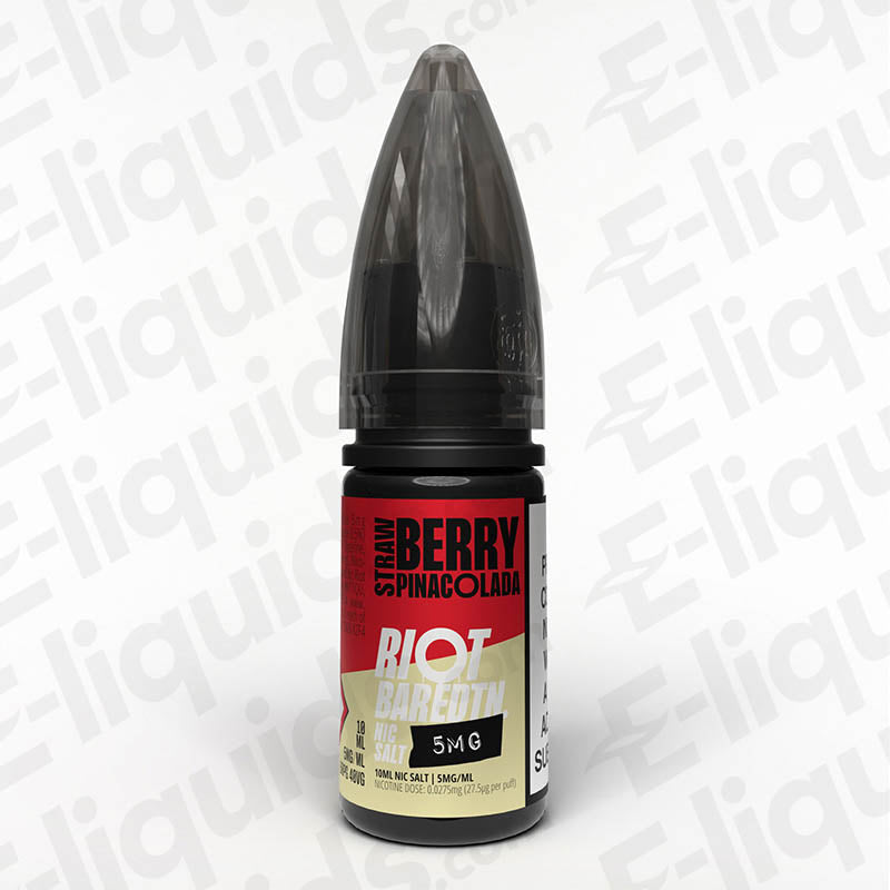 Strawberry Pinacolada Bar Edition Nic Salt E Liquid By Riot Squad
