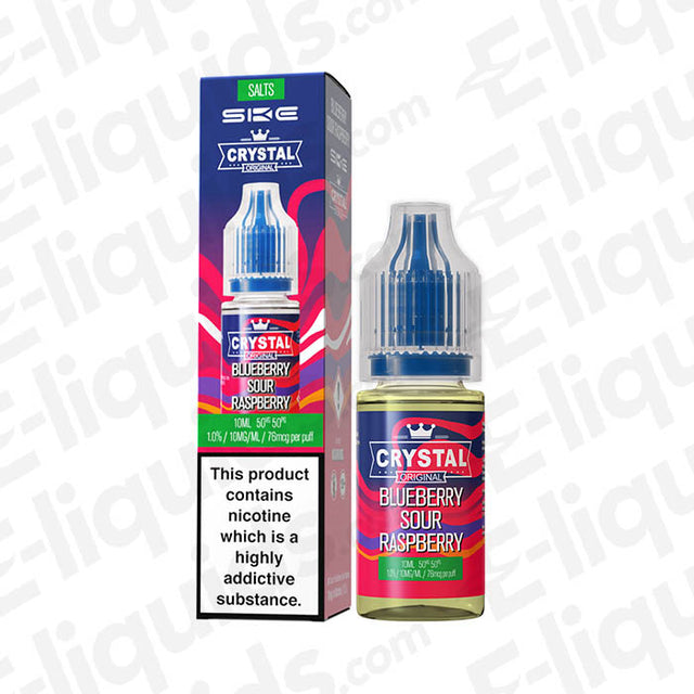 Blueberry Sour Raspberry Nic Salt Vape Juice by SKE Crystal