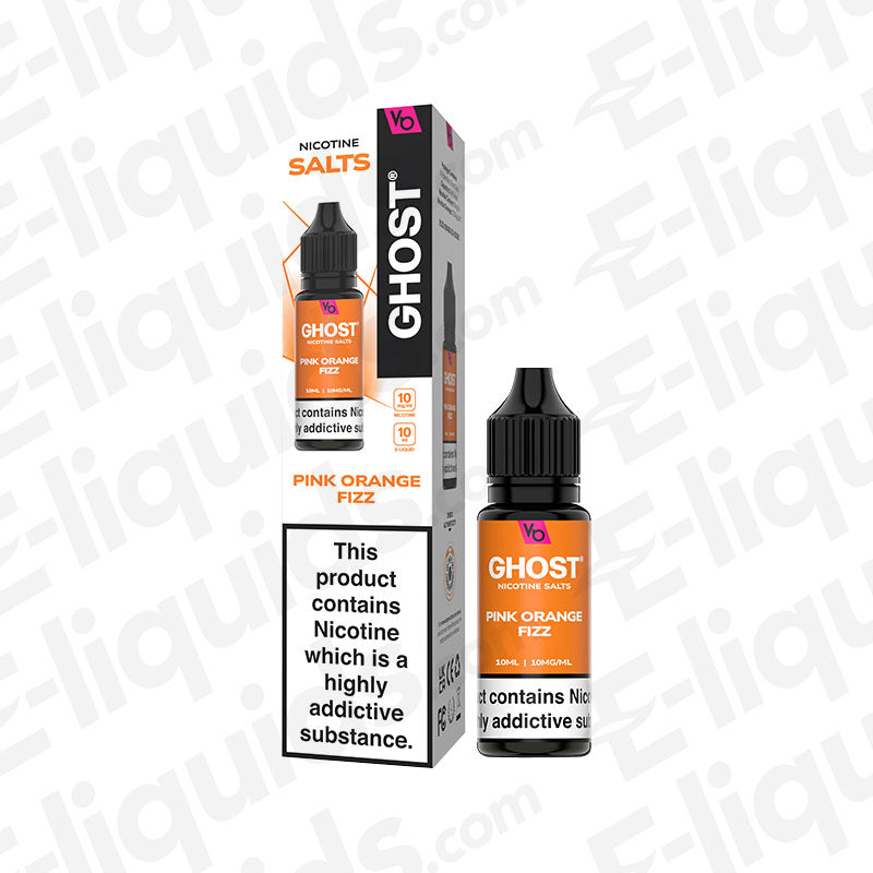 Vapes Bars Ghost Pink Orange Fizz Nic Salt | Sparkling
