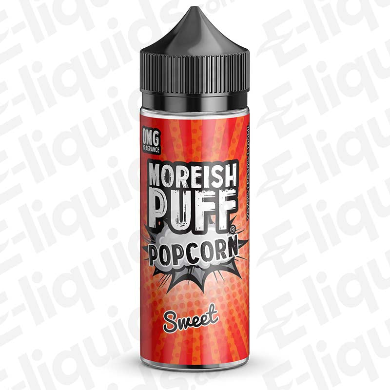 Moreish Puff Popcorn Peanut Butter Popcorn 100ml Shortfill Vape Juice ...