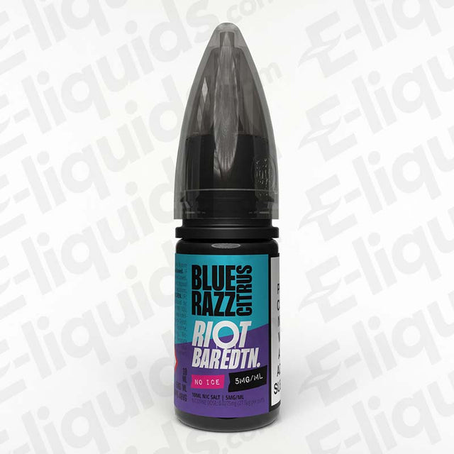 Blue Razz Citrus Bar Edition No Ice Nic Salt E-liquid by Riot Squad
