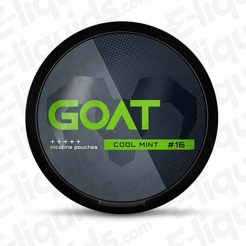 GOAT Cool Mint Nicotine Snus Pouches | Smokeless & Tobacco Free Nicotine