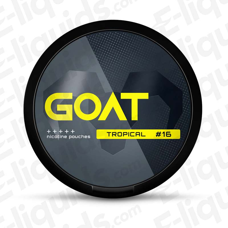 GOAT Tropical Nicotine Snus Pouches | Smokeless & Tobacco Free Nicotine