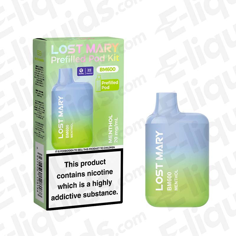 Lost Mary BM600 Menthol Prefilled Pod Kit | Revitalising