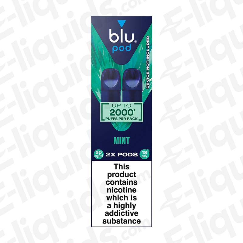 Blu Bar Pod Mint Prefilled Pods (Pack of 2) | E-liquids.com