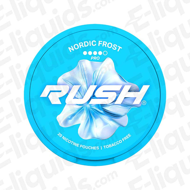 Nordic Frost Pro Nicotine Pouches by Rush | Smokeless & Tobacco Free ...