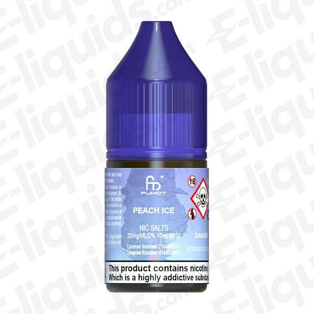 Peach Ice RandM Tornado 7000 Nic Salt E-liquid by Fumot | E-liquids.com