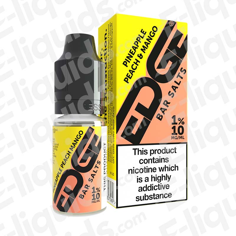 Pineapple Peach Mango Nic Salt E-liquid by Edge Bar Salts