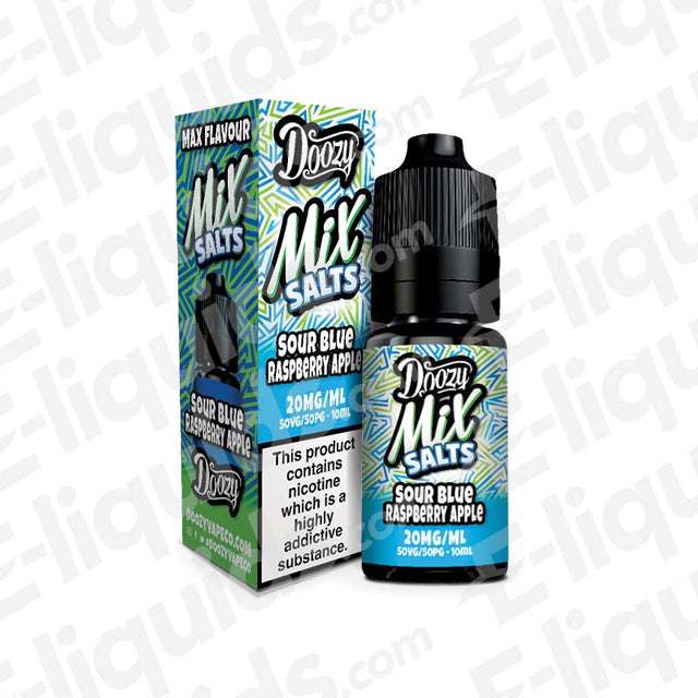 Sour Blue Raspberry Apple Nic Salt E-liquid by Doozy Mix
