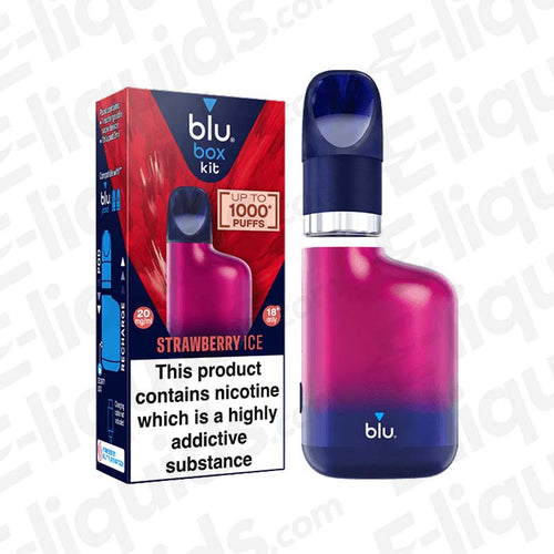 Blu Box Strawberry Ice Prefilled Pod Kit | E-liquids.com