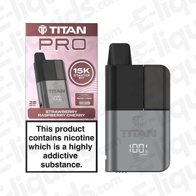 Titan Pro Strawberry Raspberry Cherry Prefilled Pod Kit