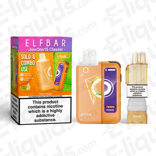 ELFBAR JoinOne15 Classic Triple Mango Prefilled Pod Kit | E-liquids.com