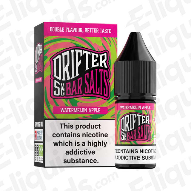 Watermelon Apple Nic Salt E-liquid by Drifter Bar Salts | E-liquids.com